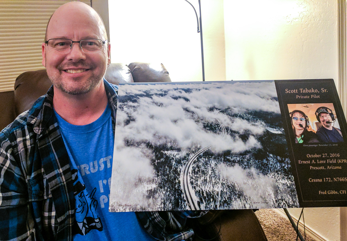 Greg’s latest “Pilot Achievement Plaque” – Greg Brown's Flying Carpet Blog